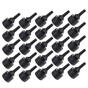 1/4" Rubber Bumper Feet fits for 1/4 inch Hole Grill Crock Pot with 1/2" OD x 5/16" Head 25pcs