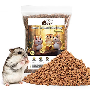 Rubor Hamster Bedding Natural Cork Granule Pet Litter for Hamster Chinchillas Gerbil Mice Degu Small Animals-No-Dust