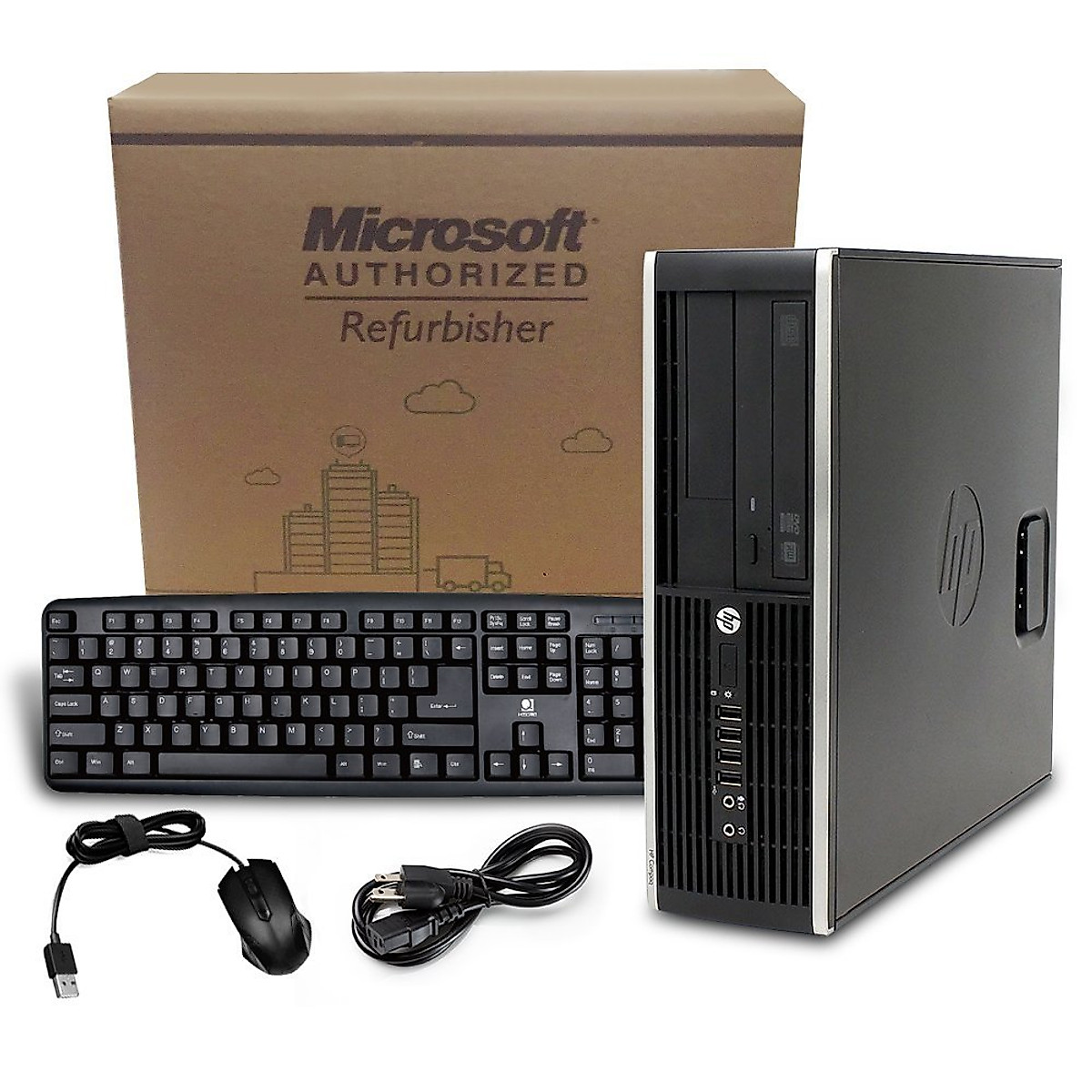 HP Compaq Desktop Computer Pro 6300 SFF Intel Core i5-3470 3.20GHz 8GB DDR3 Ram 1TB Hard Drive DVD-Rom Windows 10 Home (Renewed)