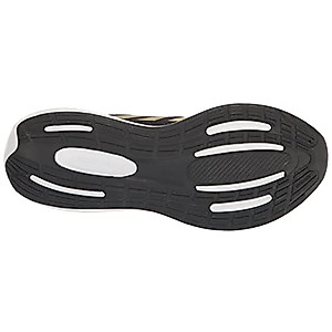 adidas Men's Run Falcon 3.0 Shoes Sneaker, Core Black/Gold Metallic/Better Scarlet, 8