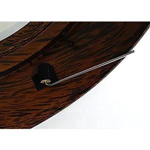 Meinl Percussion 14" Frame Drum, Extra Deep Shell Irish Bodhran-NOT MADE in CHINA-Goat Skin Head, Brown Burl, 2-YEAR WARRANTY, FD14IBO