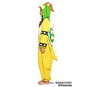 SAZAC Super Mario Bros - Onesie Jumpsuit Halloween Costume (Bowser)