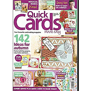 QUICK CARDS MADE EASY SEPTEMBER, 2017 FREE GIFTS OR CARD KIT ARE NOT INCLUDE.