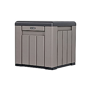 Lifetime 60372U Outdoor Cube Storage Box, Gray