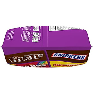 M&M'S, SNICKERS, STARBURST & SKITTLES Assorted Candy Variety Pack, 27.18 oz, 55 Pieces Bulk Candy Bag