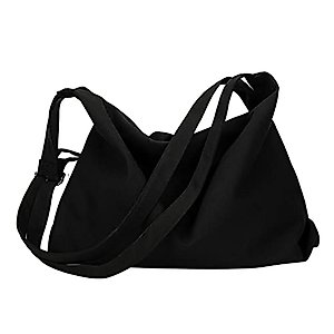 Hobo Bag Crossbody Bag for Women Men Canvas Shoulder Bag Fashion Satchel Purse Large Casual