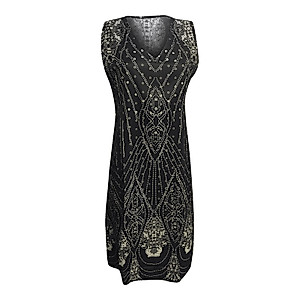 Plus Size Dress Womens Fall Dresses 2023 Sexy Vintage Two Piece Collar Neck Birthday Dress Chiffon Trendy Womens Winter Plus Size Sweater Dress Womans Christmas Dress(Black,X-Large)