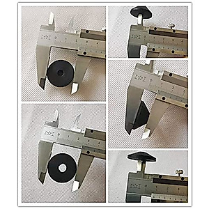 20-pcs Toilet Bolt Rubber Washers for Screws Toilet Tank to Bowl Prevent Leakage Bolt Kits Conical Washers M610-Pcs/M810-Pcs