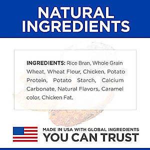 Hill's Natural Baked Light Biscuits, All Life Stages, Great Taste, Dog Treats, Chicken (medium & large breeds), 8 oz Bag