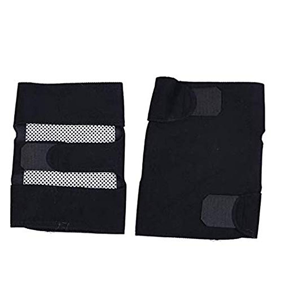 Ylucky 1 Pair Self-heating Knee Braces Magnetic Tourmaline Therapy Knee Pads Adjustable Knee Protective Belt Sleeves for Arthritis Joint Pain Relief and Injury Recovery