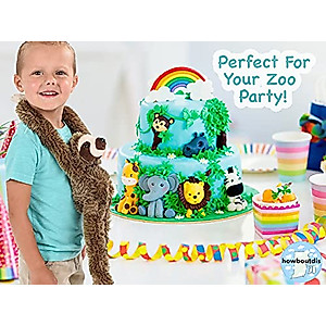 HOWBOUTDIS 20 inch Brown Hanging Sloth - Stuffed Animal - Ultra Soft Plush - Hands and Feet Connect - Realistic Design - Great Gift or Prize