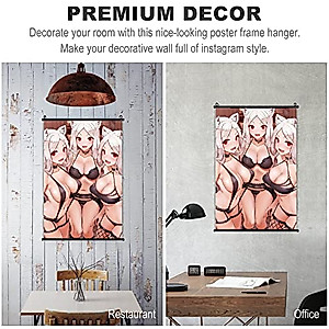 Cerberus Hell Lingerie Sexy Anime Game Character Wall Fabric Scroll Poster for Perfect Home Wall Decoration