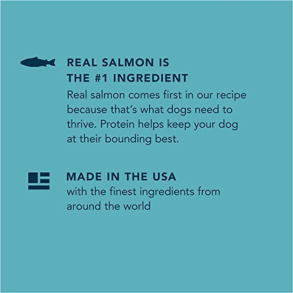 Amazon Brand – Wag Dry Dog Food, Salmon and Brown Rice, 30 lb Bag (Packaging May Vary)