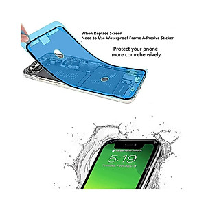 TTIMORE Screen Waterproof Adhesive for iPhone 12 Mini, 2Pack