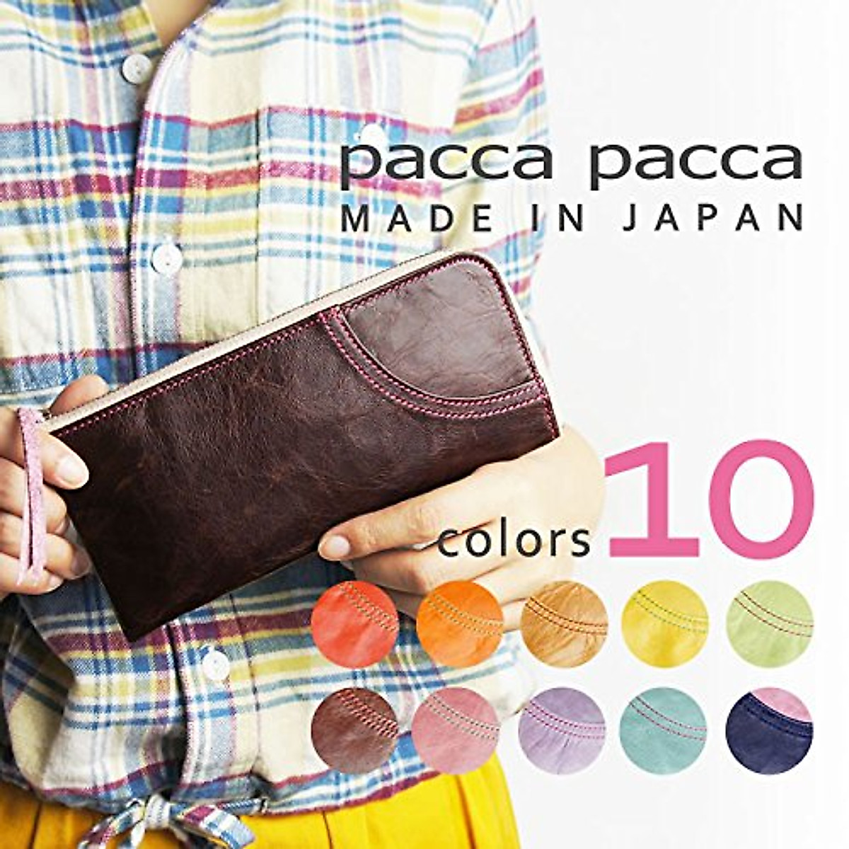 Women's Wallet, Horse Leather, Made in Japan (red)