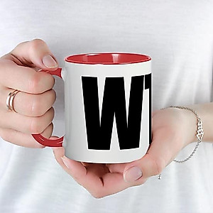 CafePress WTF? Mug Ceramic Coffee Mug, Tea Cup 11 oz