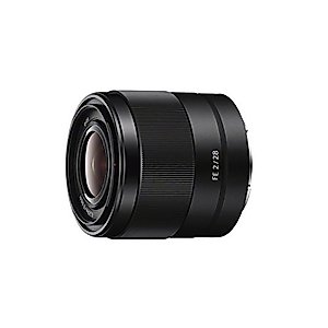 Sony SEL28F20 FE 28mm f/2-22 Standard-Prime Lens for Mirrorless Cameras (Renewed)
