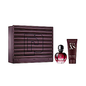Paco Rabanne Black XS Women 2 Pc Gift Set 1.7oz EDP Spray, 2.5oz Body Lotion