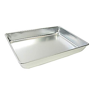 American Educational Aluminum Large Dissecting Pan without Wax, 13-1/8" Length x 9-3/8" Width x 2-1/4" Height