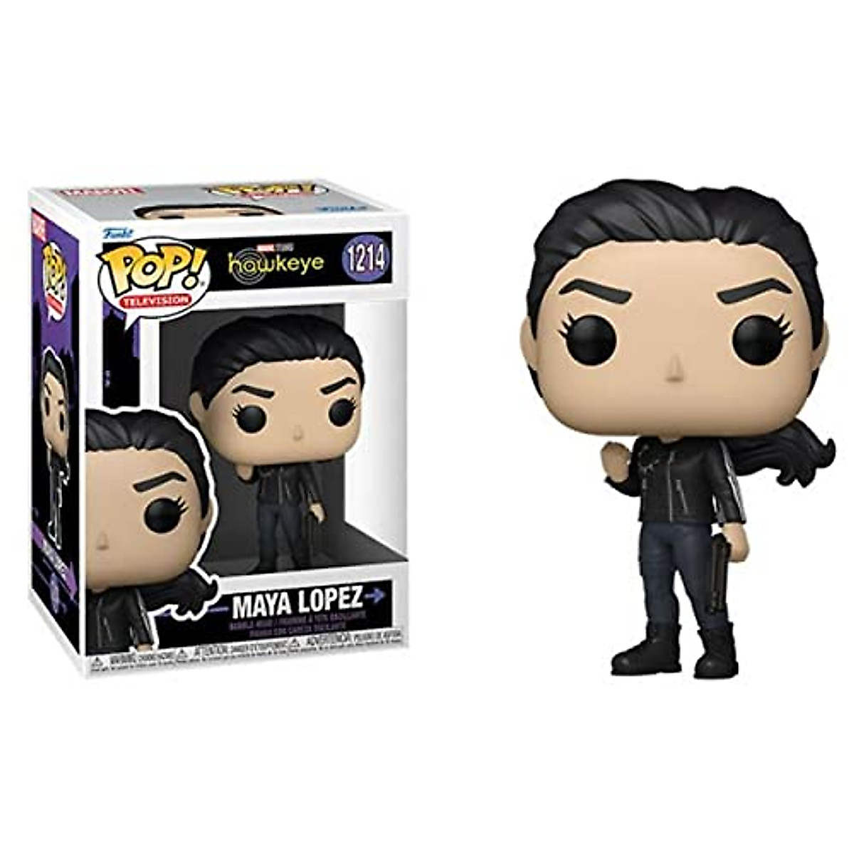 POP Marvel: Hawkeye - Echo (Maya Lopez) Funko Vinyl Figure (Bundled with Compatible Box Protector Case)