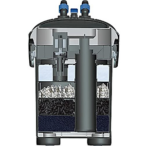 Penn-Plax Cascade Max Flow Aquarium Canister Filter – Great for Extra Large Fish Tanks – Perfect for 250+ Gallon Aquariums – 820 Gallons per Hour (GPH)