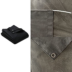 9 ' X 10 'RV Awning Shade Replacement for Grid Sunshade RV Camper Trailer (Black)