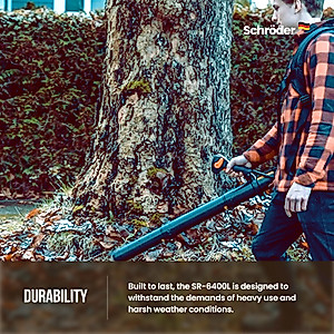 Schröder Backpack Leaf Blower - Backpack Blower - Gas Leaf Blower - SR-6400L - 3.7 HP Engine