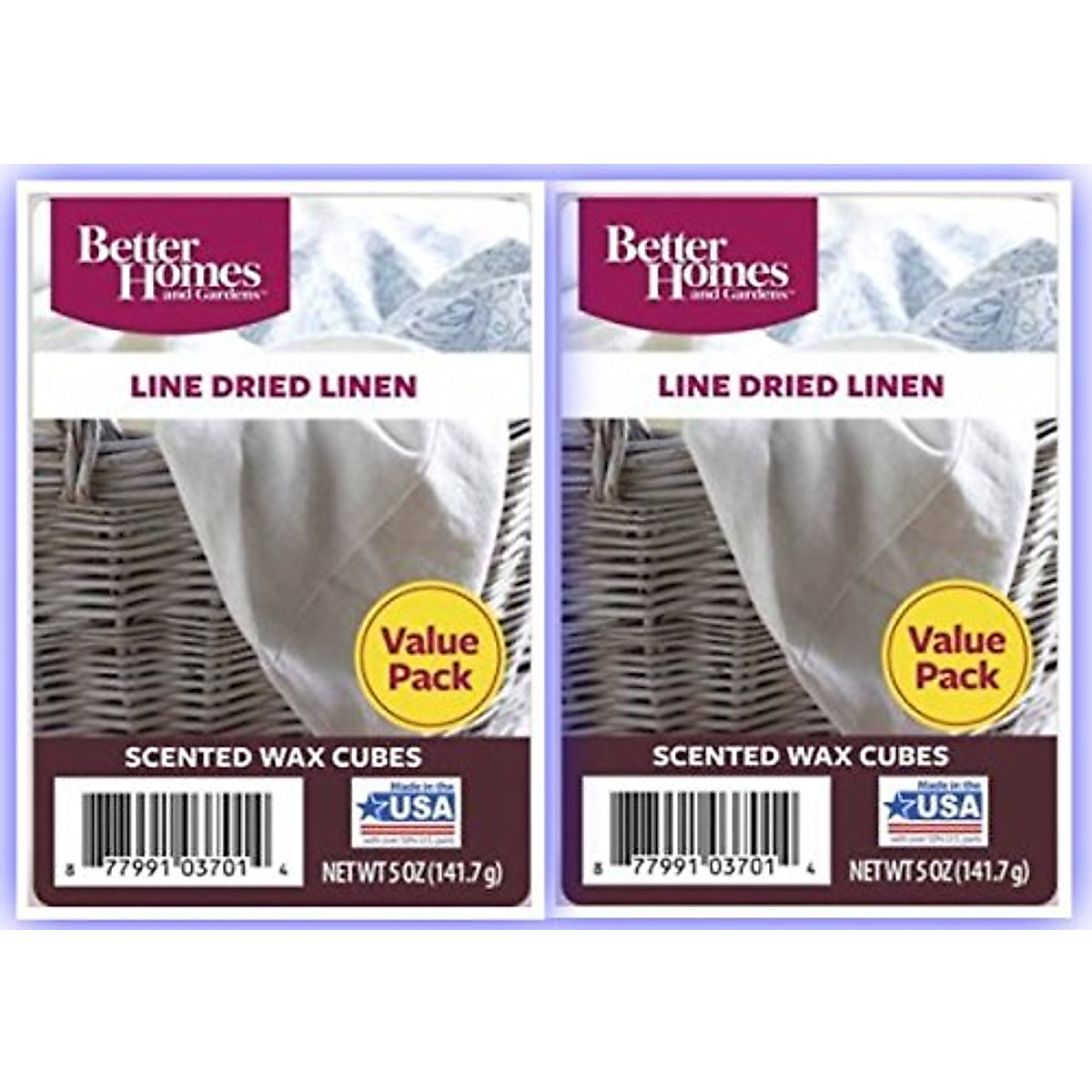 Better Homes and Gardens Line Dried Linen Wax Cubes - 2-Pack