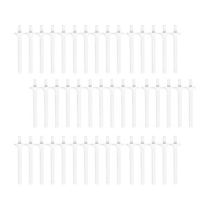 Exceart 40Pcs Nose Wax Sticks Plastic Nasal Ear Face Eyebrows Hair Removal Sticks Plastic Wax Wand for Men Women