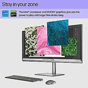 HP Envy 34” All-in-One Desktop, NVIDIA GeForce GTX 1650, 11th Gen Intel Core i7-11700 Processor, 32 GB RAM, 512 GB SSD, WUHD IPS Display, Windows 11 Home, Detachable Magnetic Camera (34-c0010, 2021)