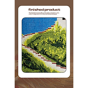 Golden Retriever Stamped Cross Stitch Kits Adults Beginners Pre-Printed Pattern 11CT DIY Embroidery Easy Needlepoint Kits Personalized Gifts for Home Decor 16x20inch