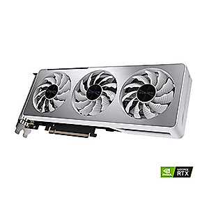 GIGABYTE GeForce RTX 3060 Vision OC 12G (REV2.0) Graphics Card, 3X WINDFORCE Fans, 12GB 192-bit GDDR6, GV-N3060VISION OC-12GD Video Card