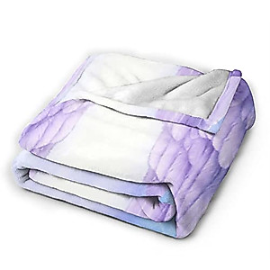 Angel Wings Throw Blanket Soft Flannel Fleece Blankets for Bed Couch Sofa,All Season Cozy Blankets Throws King Queen Full Size for Kids Women Adults 80"X60"