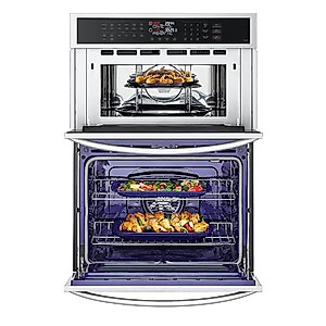 LG WCEP6423F 30 Inch Smart 6.4 cu. ft. Total Capacity Electric Combination Double Wall Oven with Wi-Fi