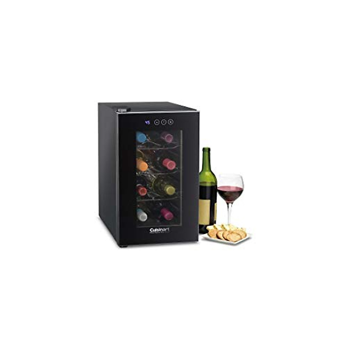 Cuisinart CWC-800CEN 8-Bottle Private Reserve Wine Cellar, Black