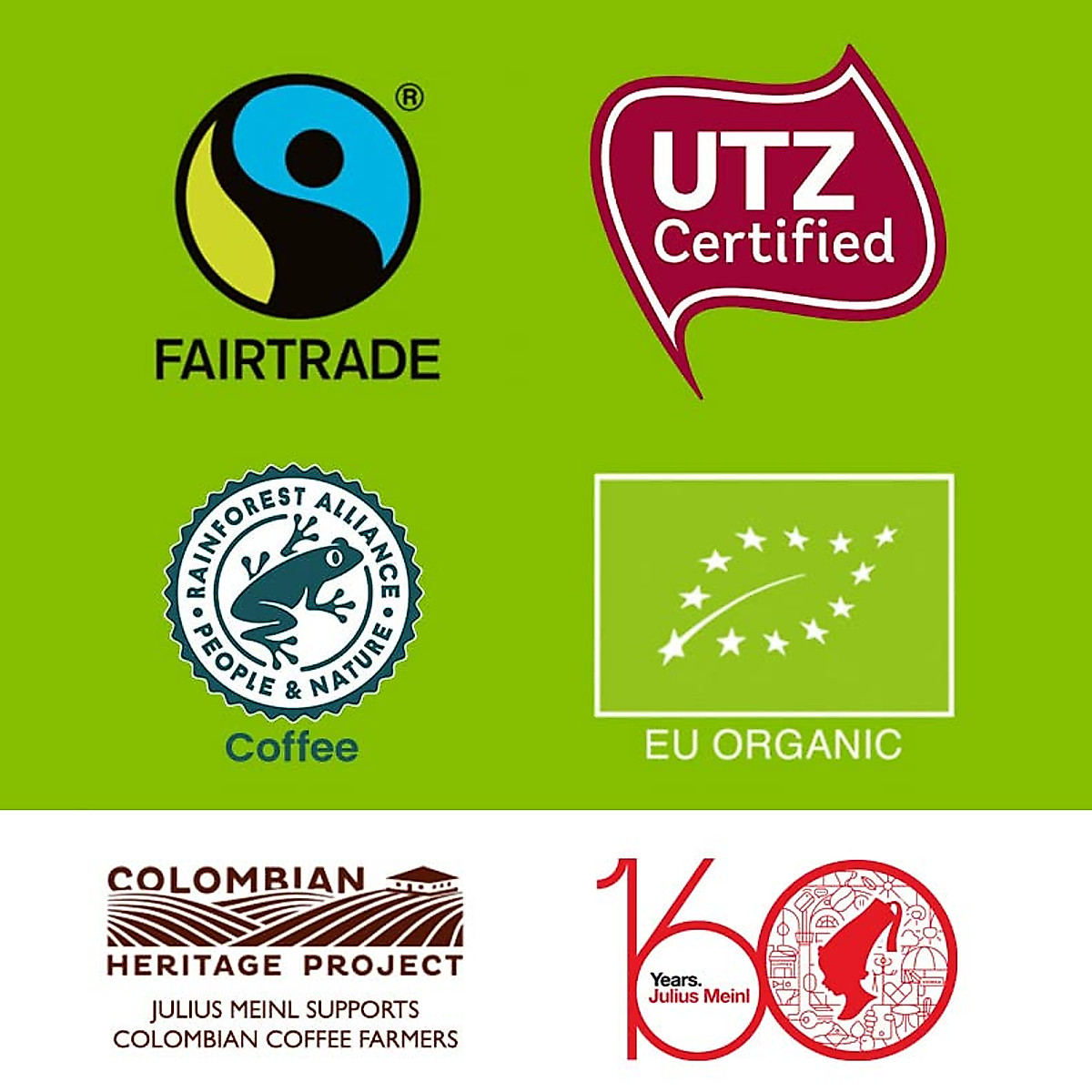 Julius Meinl: "Präsident", Classic Viennese Medium Roast Coffee Beans, 500g / 17.6oz (1)