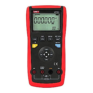 UNI-T Handheld Single Function Temperature Calibrator UT701 Thermocouple Calibrator Type J/K/T/E/R/S/B/N/Wre RTDs C mV Resistance