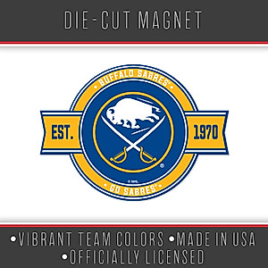 Rico Industries NHL Hockey Buffalo Sabres Standard Badge Magnet - for Car, Fridge