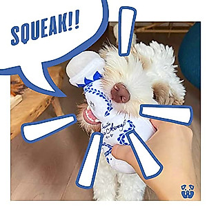 Pawty Dog Toys - Claws Awoof Toy Funny Cute Durable Unique Plush with Squeaker for Small Medium Dogs Gifts Birthday Squeaky