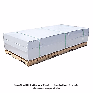 Handy Home Products Trident 8x12 Do-it-Yourself Wooden Storage Shed (Amazon Exclusive)