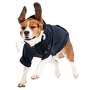 Petridge Dog Hoodie Sweatshirt Warm and Soft for Small Medium Large Dogs (X-Large Navy)