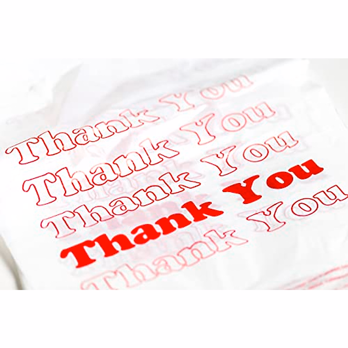 Concession Essentials Thank You Bags Pack of 300ct White