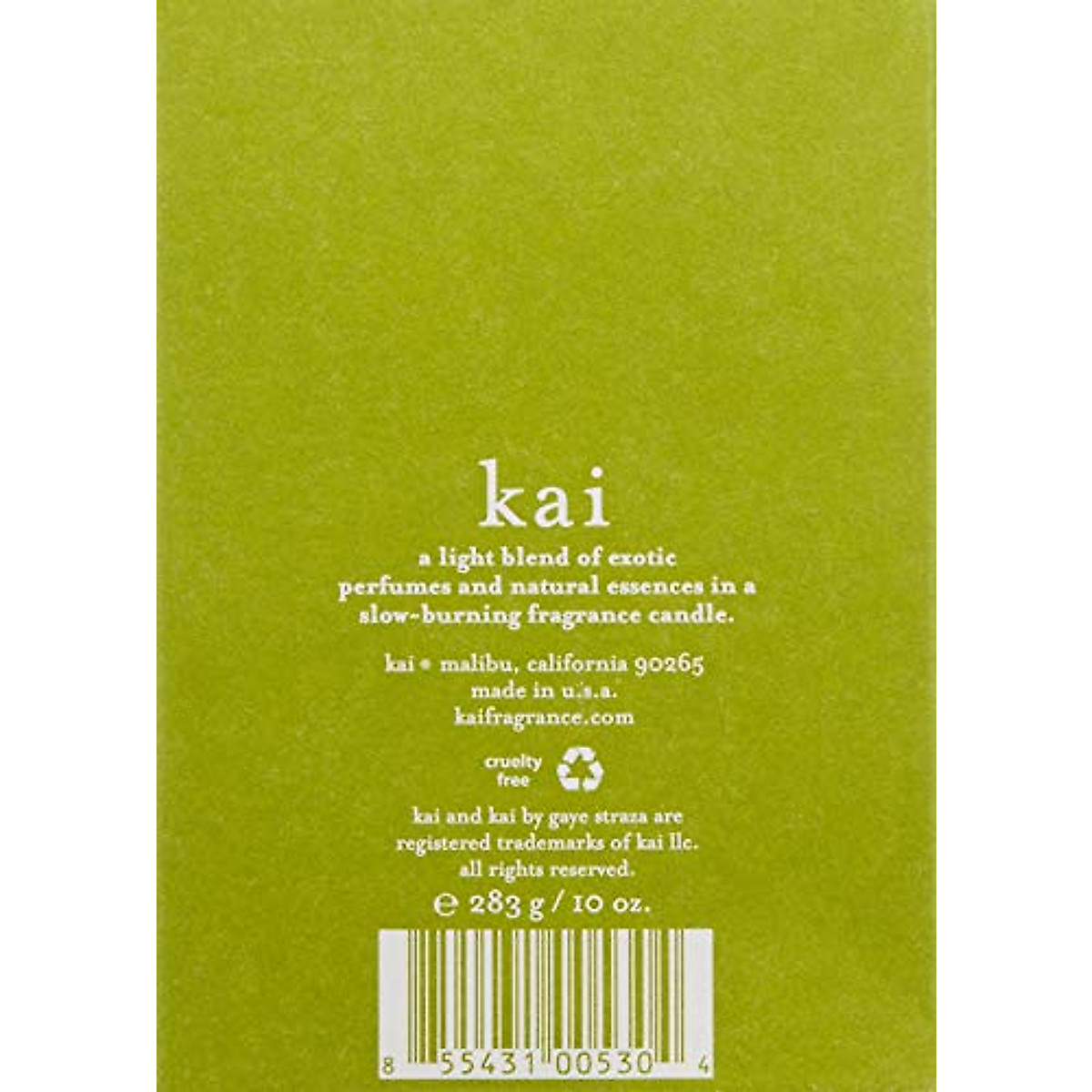 kai Fragrance Candle, Skylight - 40 Hour Burn time, Soy and Coconut Wax, Scented with The Signature kai Fragrance, Vegan, Cruelty rree, Made in The USA