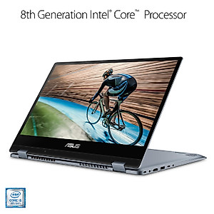 ASUS VivoBook Flip 14 TP412UA-DB51T 14” Thin and Lightweight 2-in-1 Full HD Touchscreen Laptop, Intel Core i5-8250U 3.4GHz Processor, 8GB DDR4 RAM, 256GB SSD, Windows 10 Home, Fingerprint Reader