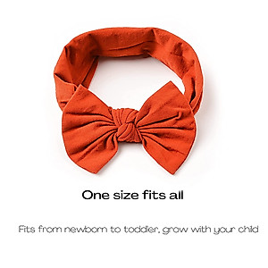 Prohouse 21PCS Baby Nylon Headbands Hairbands Hair Bow Elastics for Baby Girls Newborn Infant Toddlers Kids