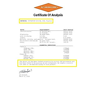 Potassium Iodide - 100% Pure USP Crystals - 31% K / 69% I, 100 grams (3.52 oz)