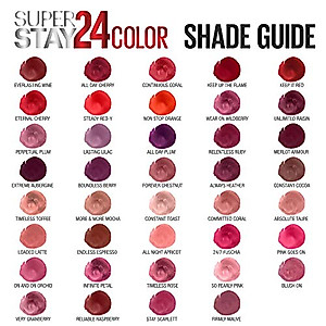 Maybelline SuperStay 24 2-Step Liquid Lipstick Makeup, Reliable Raspberry, 1 kit