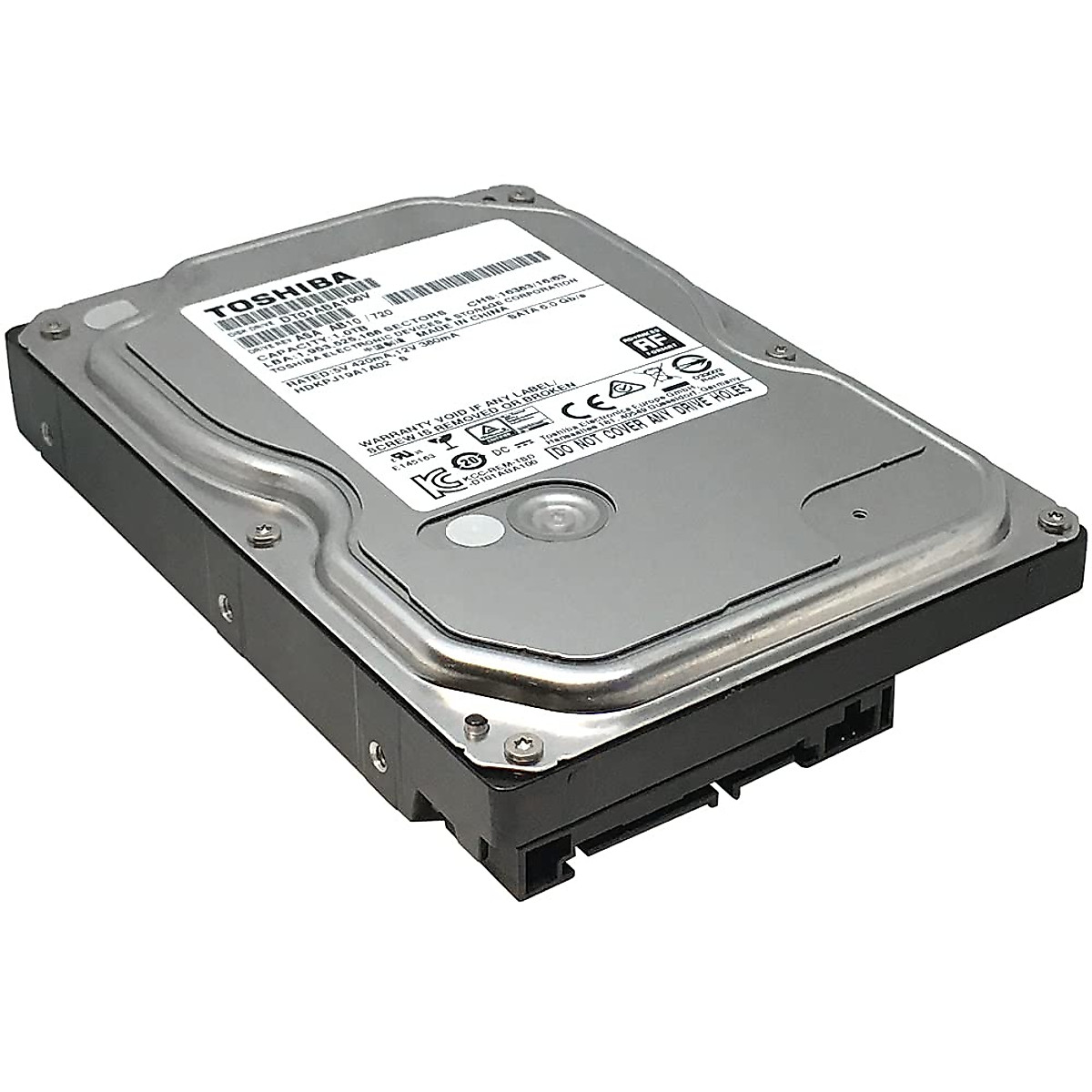 TOSHIBA DT01ABA100V 1TB SATA 6.0 Gb/s 5700 RPM Desktop Hard Drive (DT01ABA100)