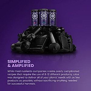Lotus Nutrients Starter Kit (Bloom, Boost, and Grow) - Most Advanced Plant Nutrients and Bloom Booster - Powder Plant Fertilizer for Soil, Coco Coir, Hydroponics - Plant Food for Any Medium