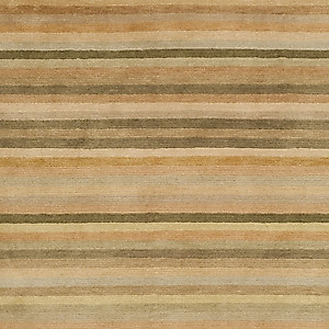 SAFAVIEH Tibetan Collection 2' x 3' Apricot / Sage TB198A Hand-Knotted Modern Premium Wool Accent Rug